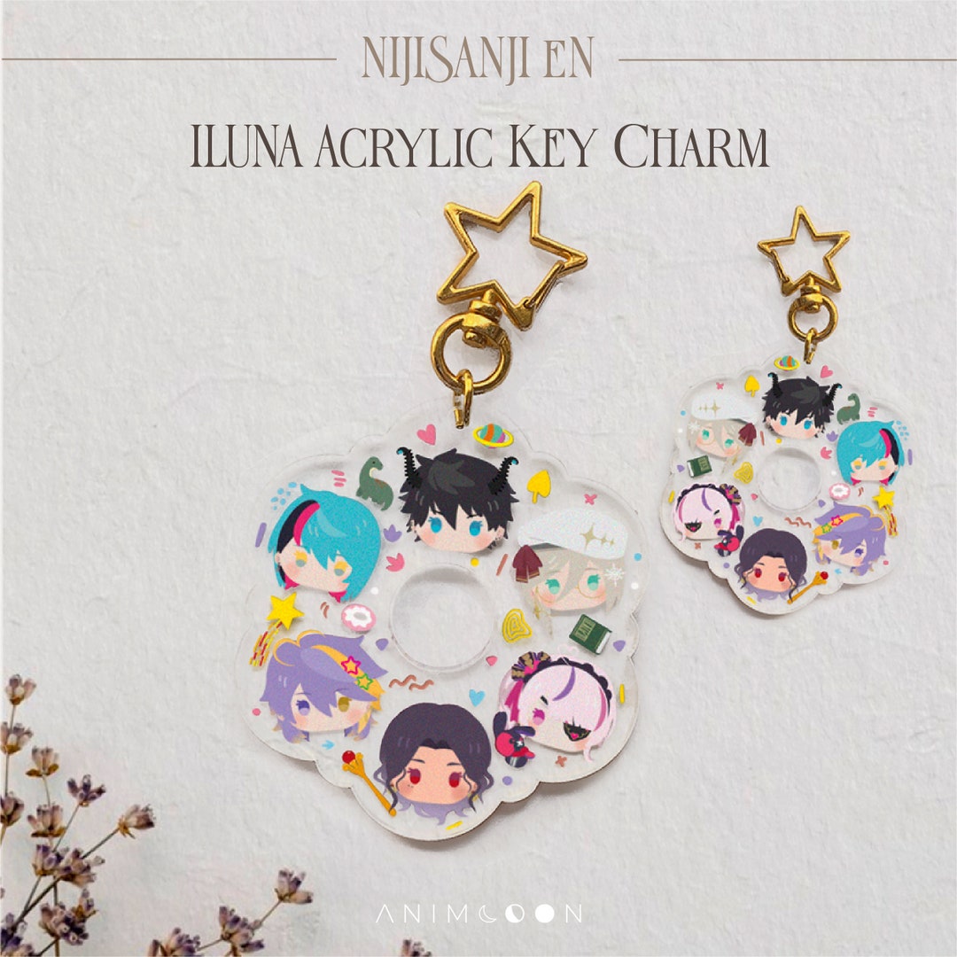 ILUNA Keychain Double Sided | Ren Scarle Aster Aia Kyo Maria - Etsy