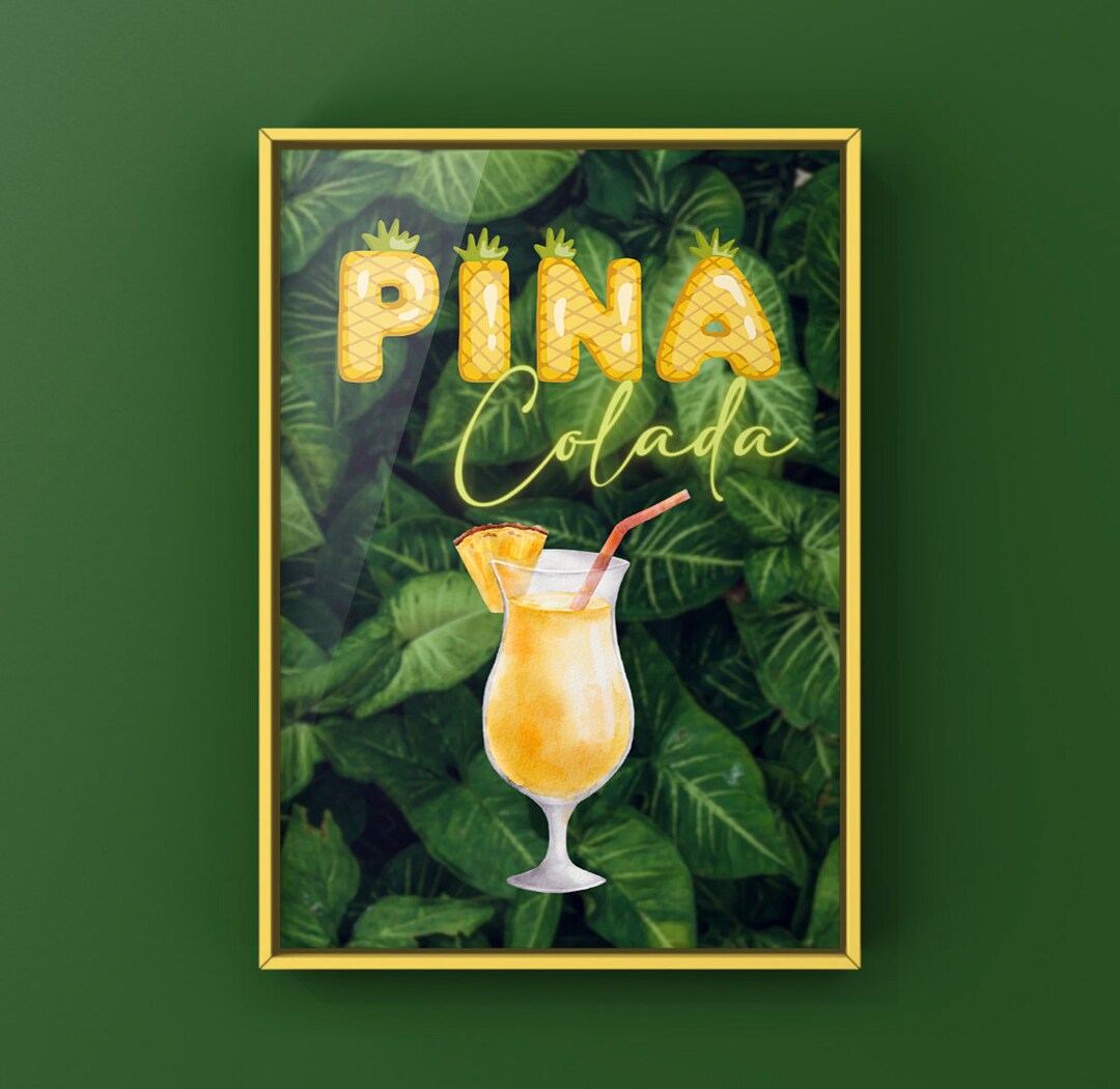 “pina Colada” Poster - Etsy