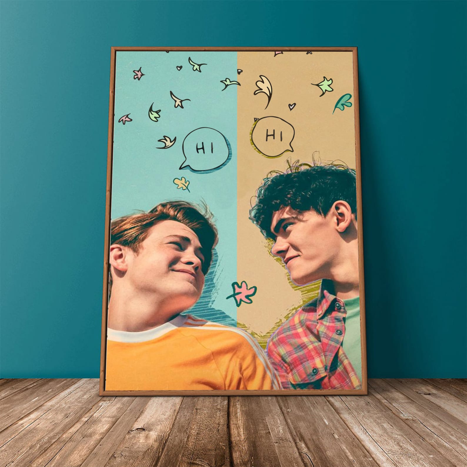 Nick Nelson and Charlie Spring Poster Heartstopper Poster | Etsy