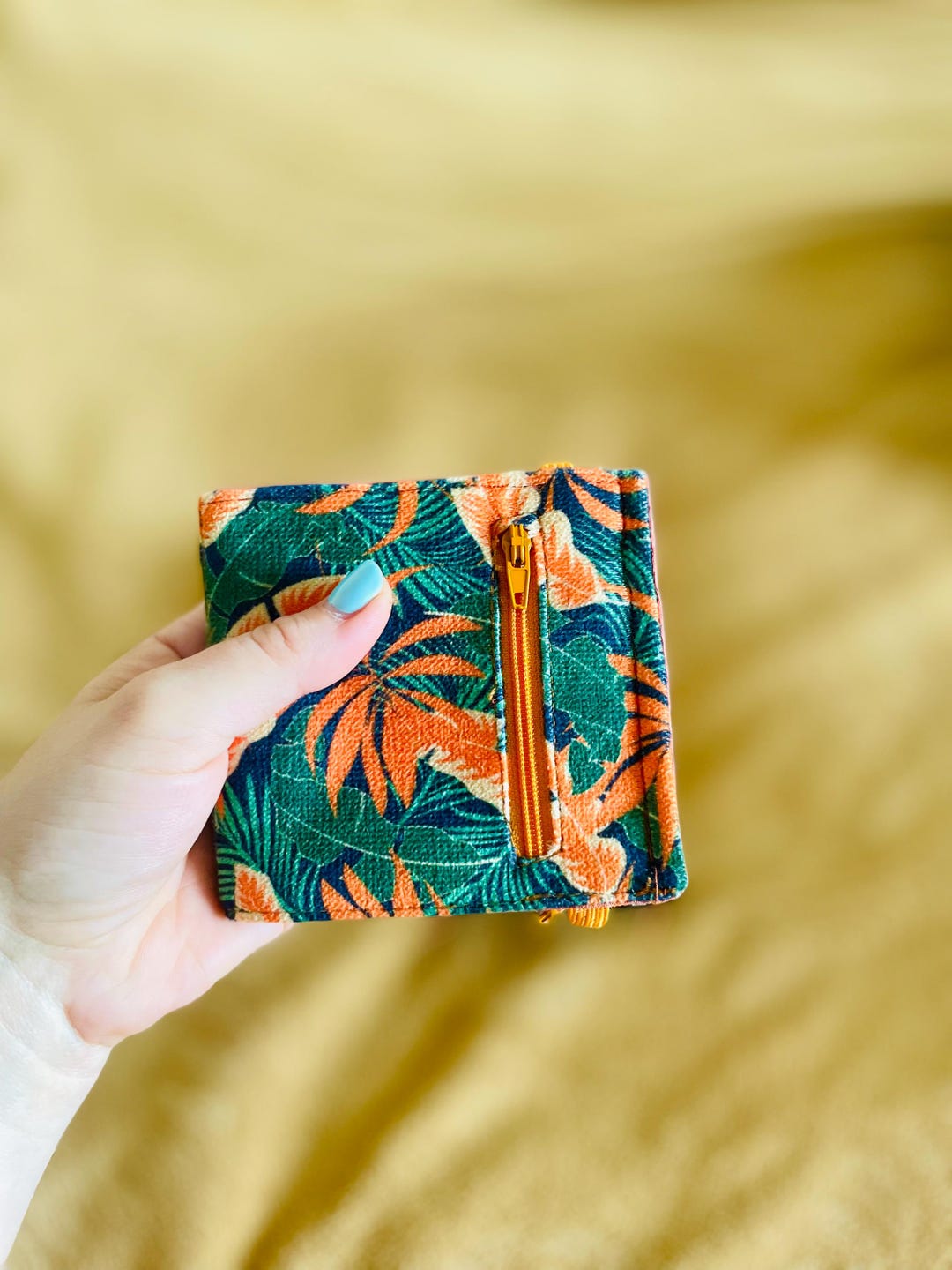 Colorful Wallet, Soft Fabric Wallet, Small Woman Purse, Fabric Card ...