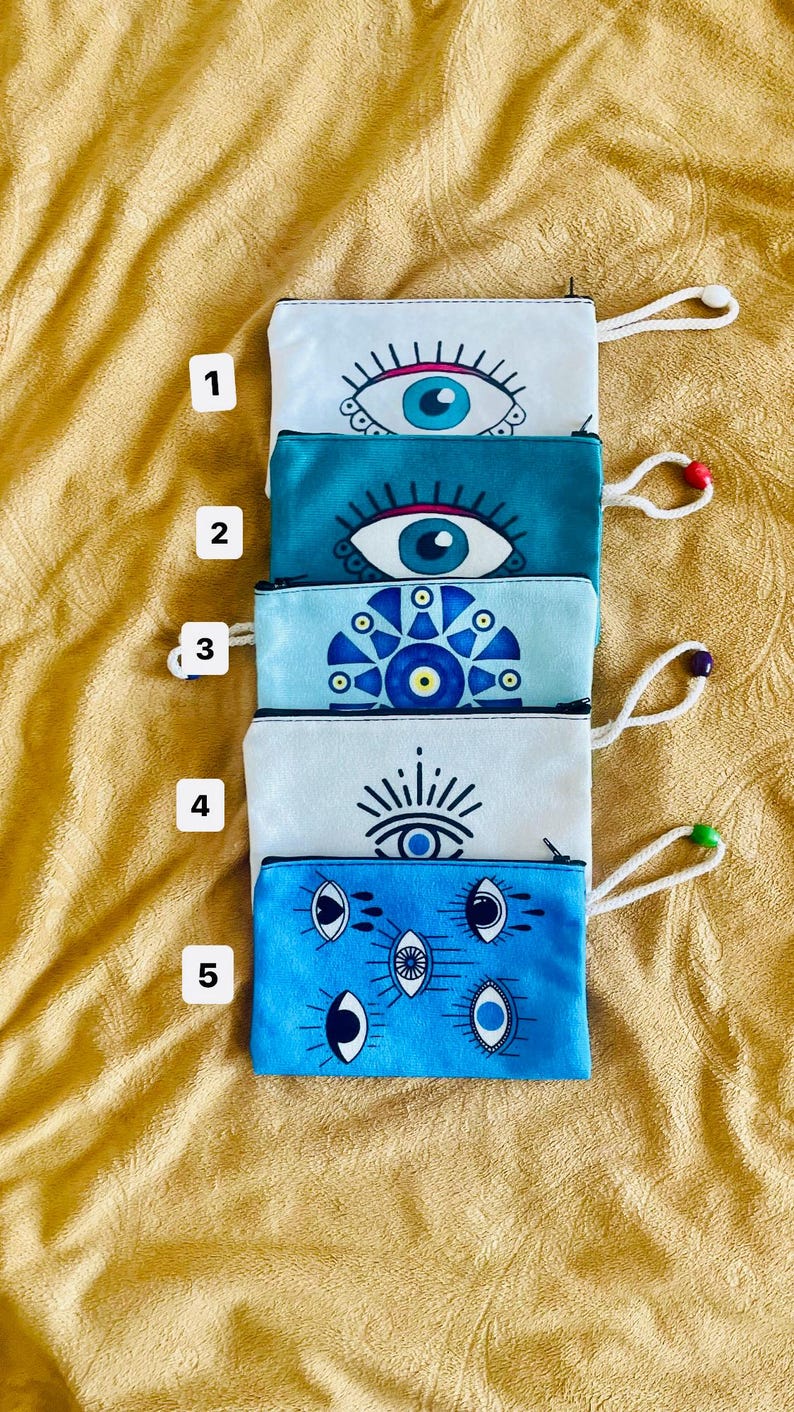 Evil Eye Purse, Evil Eye Turkish Bag, Small Boho Bag, Evil Eye Pouch ...