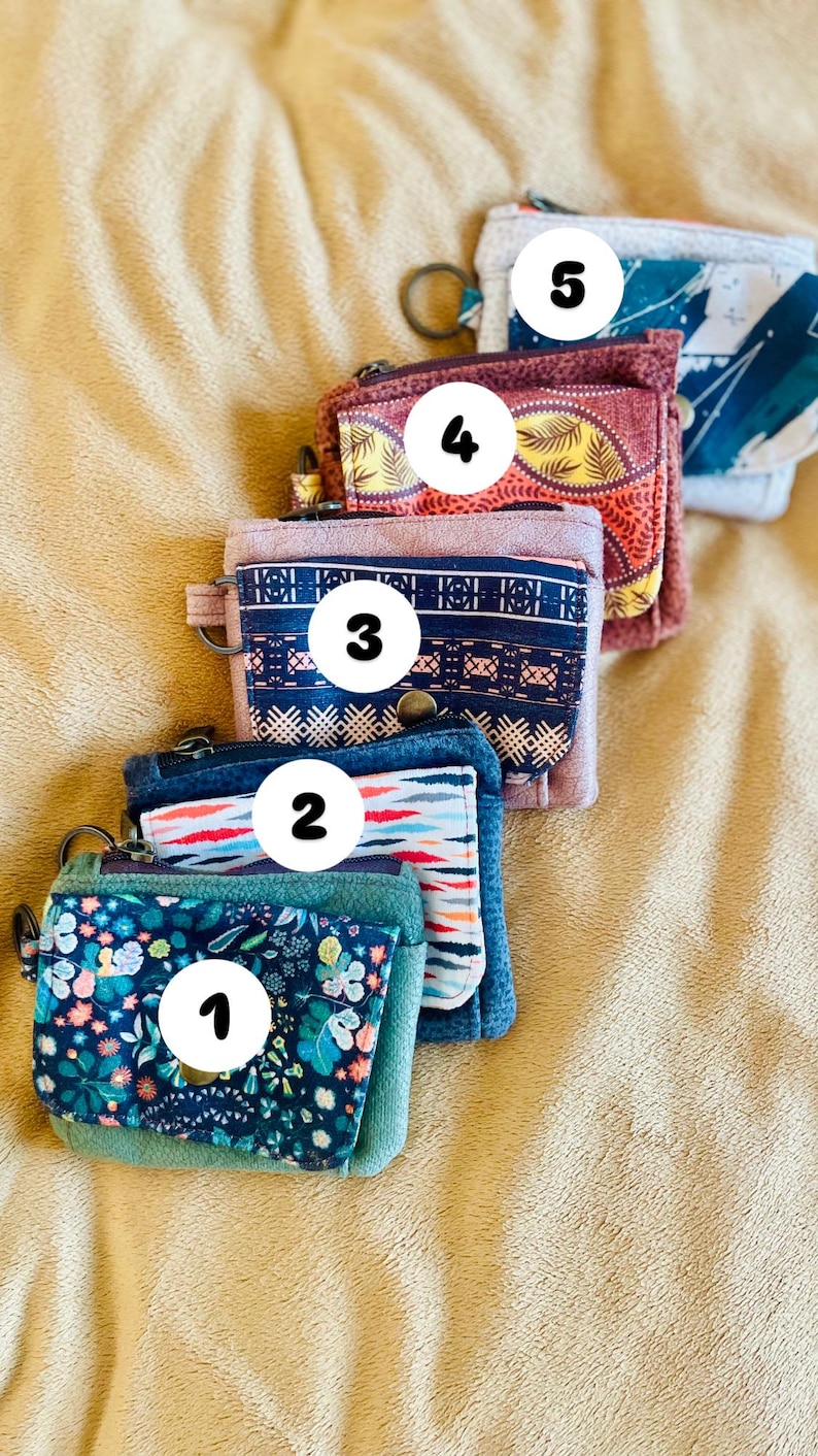 Handmade Ethnic Print Fabric Wallet: Vegan Card Holder Purse - Etsy