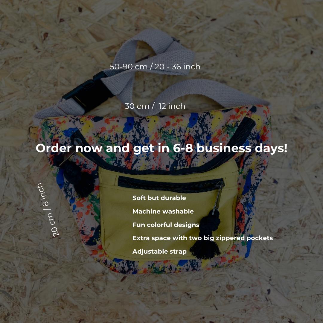 Colorful Fanny Pack, Boho Fanny Pack, Flower Design Festival Bumbag ...