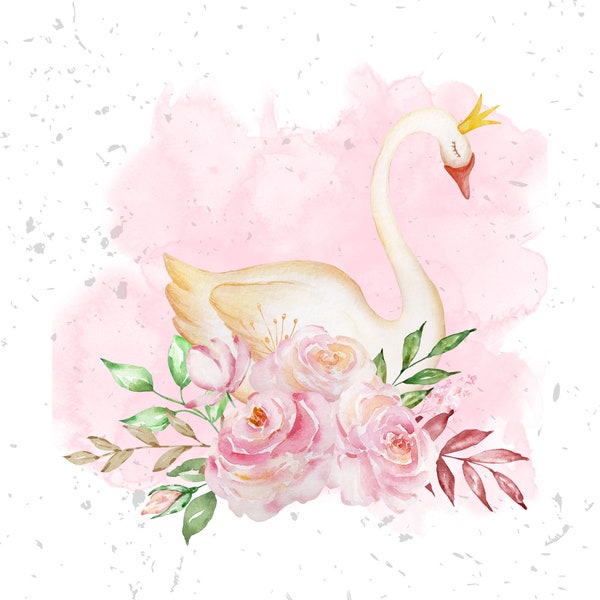 Pink Swan - Etsy