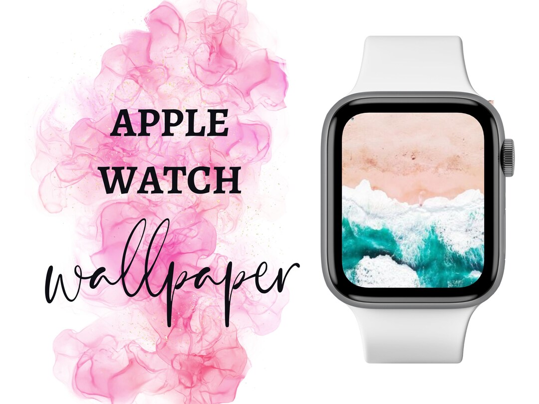 Apple Watch Wallpaper Ocean Digital Art Sea and Sand Watch - Etsy