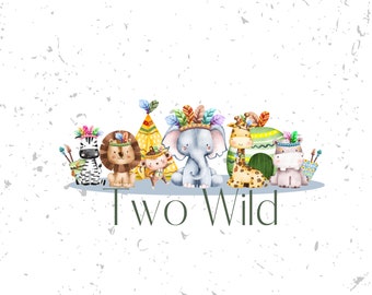 Two Wild Design Png - Etsy