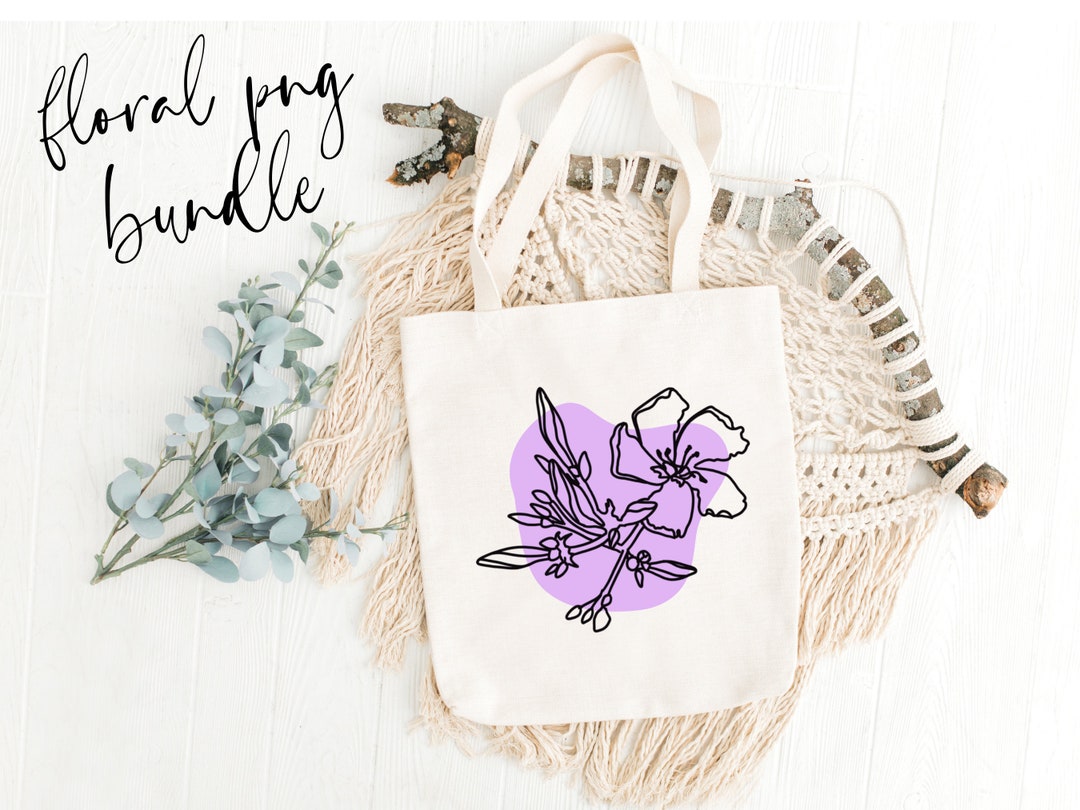 Sketch Flower and Colour Splat PNG Bundle, Flower Sublimation Designs ...