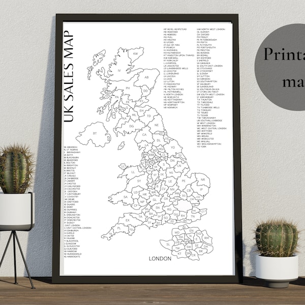 Small Business Map of Sales - Etsy UK