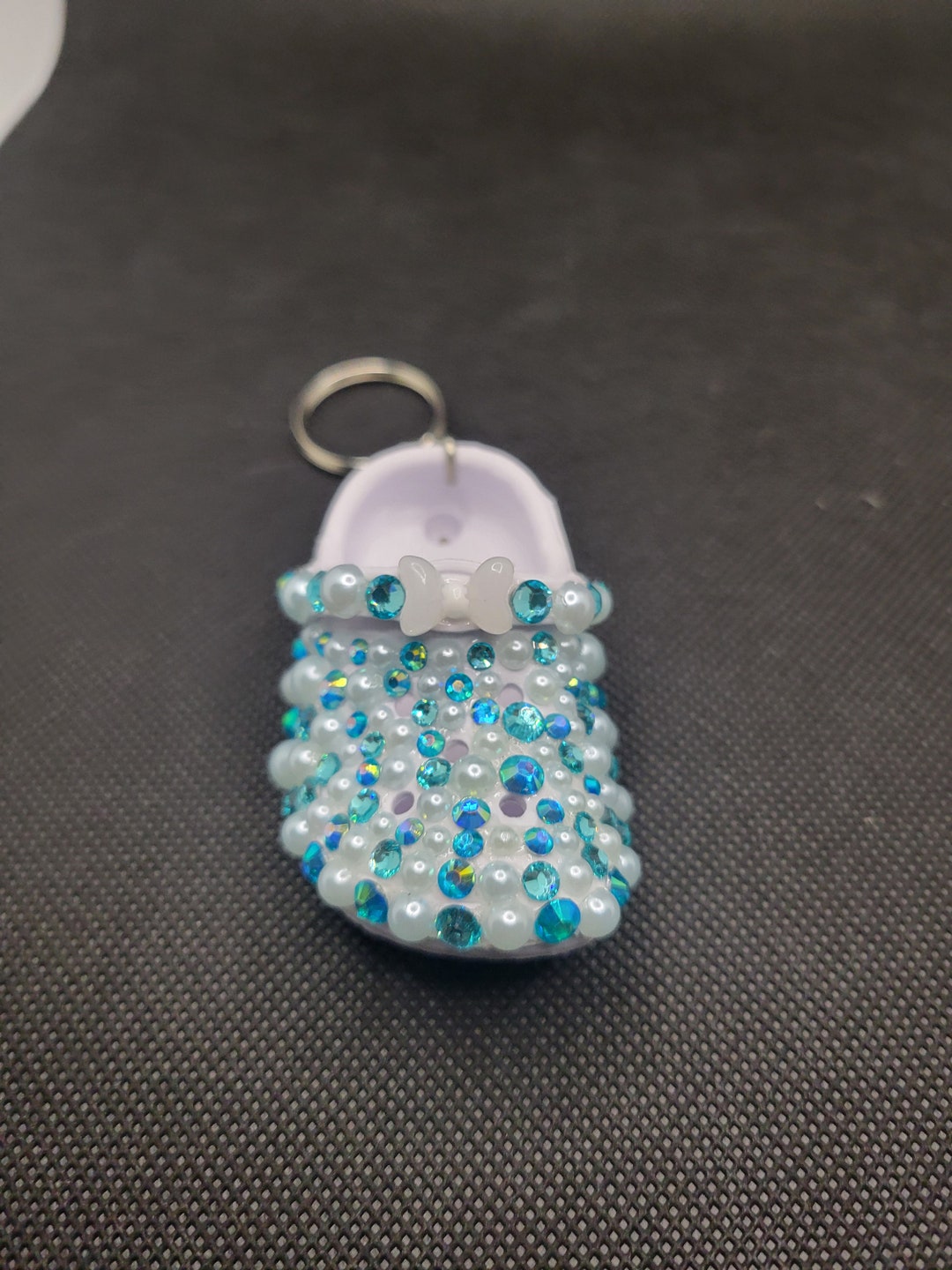 Rhinestone Croc Keychain - Etsy