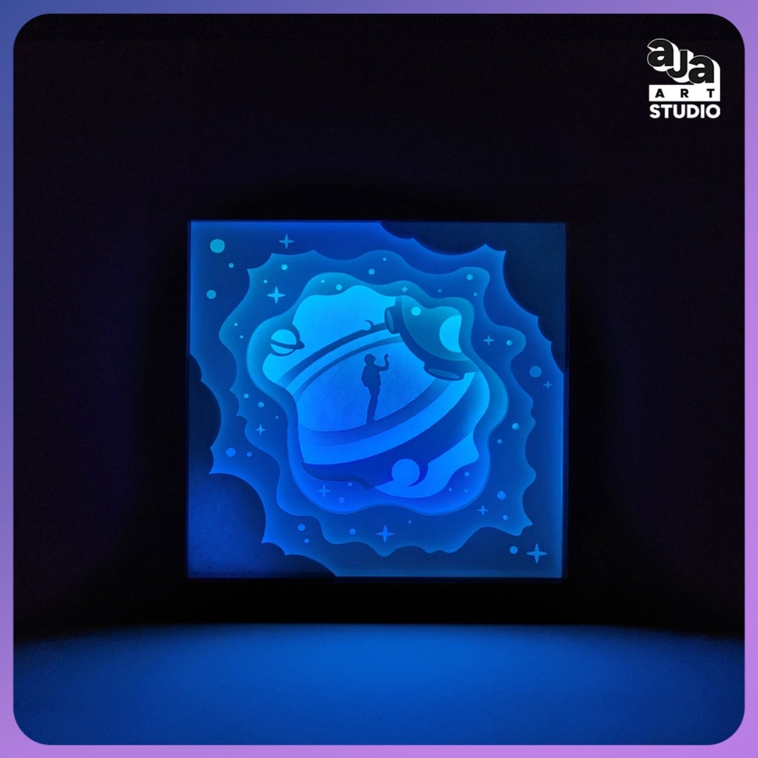 BTS JIN "the Astronaut" Inspired Light Box - Etsy