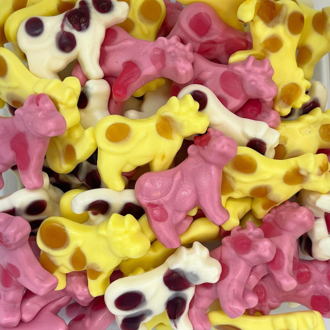Soft Chewy Foam Cow Candy – Fun Fruity Treat - Etsy