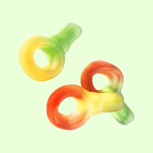 Swedish Fruit Pacifiers Candy Classic Chewy Fruity Treats for All Ages ...