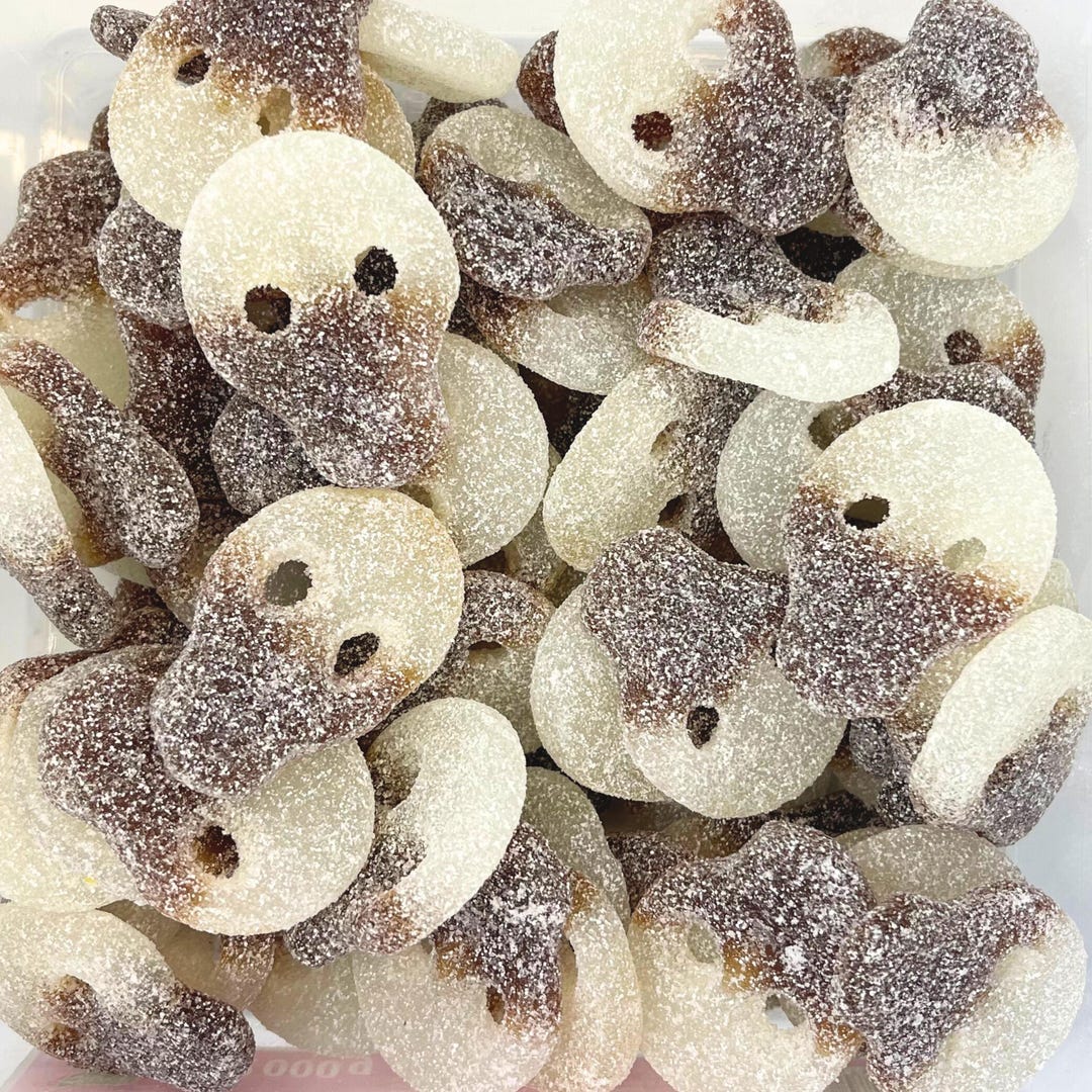 Tangy & Chewy Vegan Sour Cola Skulls – Gelatin-free Fizzy Candy - Etsy