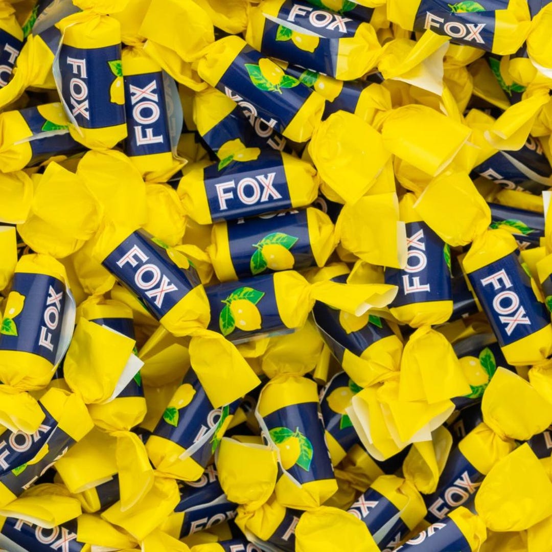 Swedish Fox Lemon Chewy Candy - Sweet & Citrusy Delight! - Etsy