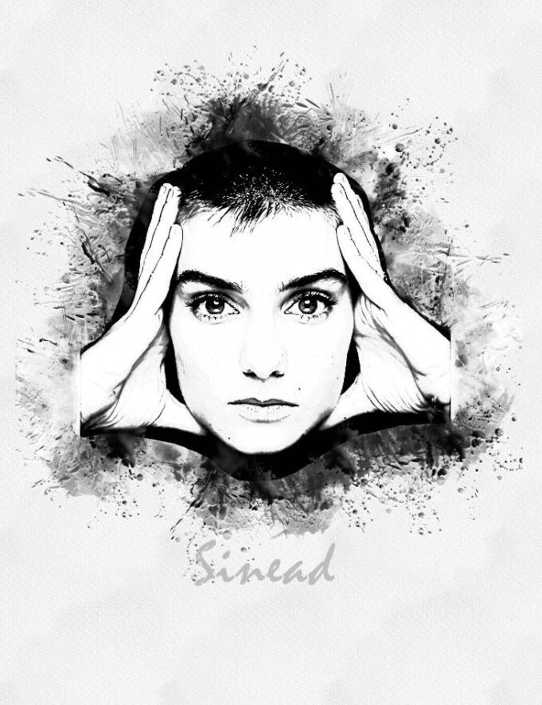 Sinead O'connor A4 Illustration, Wall Art - Etsy