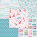 Happy Birthday Seamless Paper: Pink & Blue Designs (digital Download ...