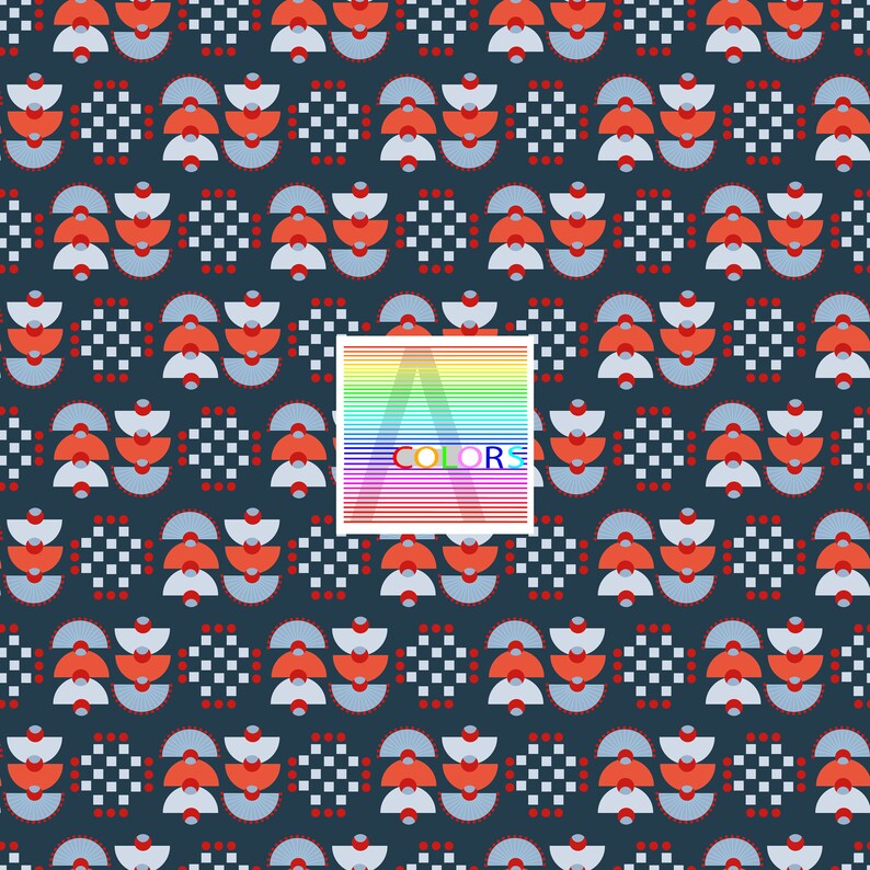 Scandinavian Seamless Pattern Digital Papers Pack Supplies - Etsy