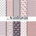 Scandinavian Seamless Pattern Digital Papers Pack Supplies - Etsy