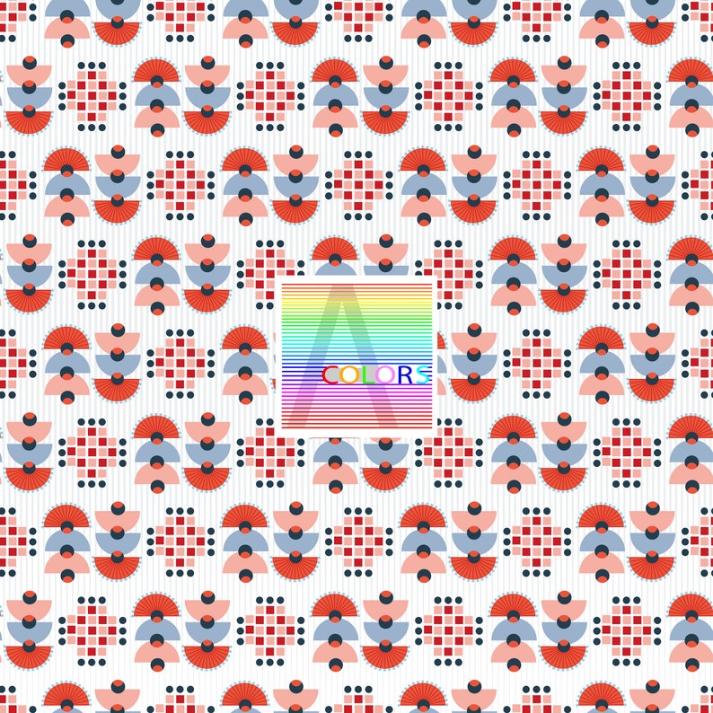 Scandinavian Seamless Pattern, Digital Papers Pack, Supplies, Decoupage ...