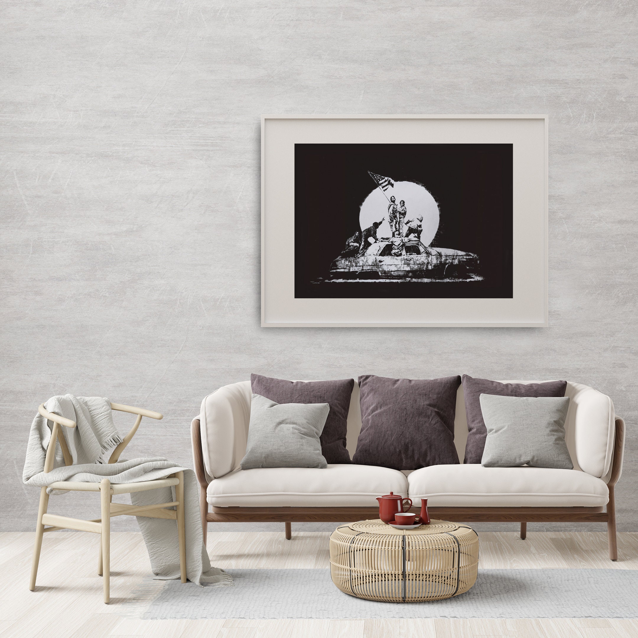 Banksy Flags Graffiti Wall Art. Printable Digital Download. - Etsy