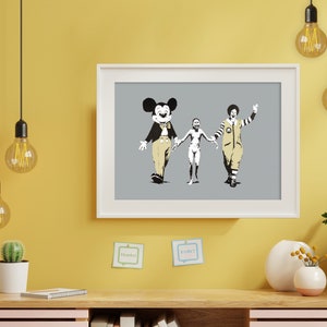 Banksy Napalm Art Print. Printable Digital File, Instant Download ...