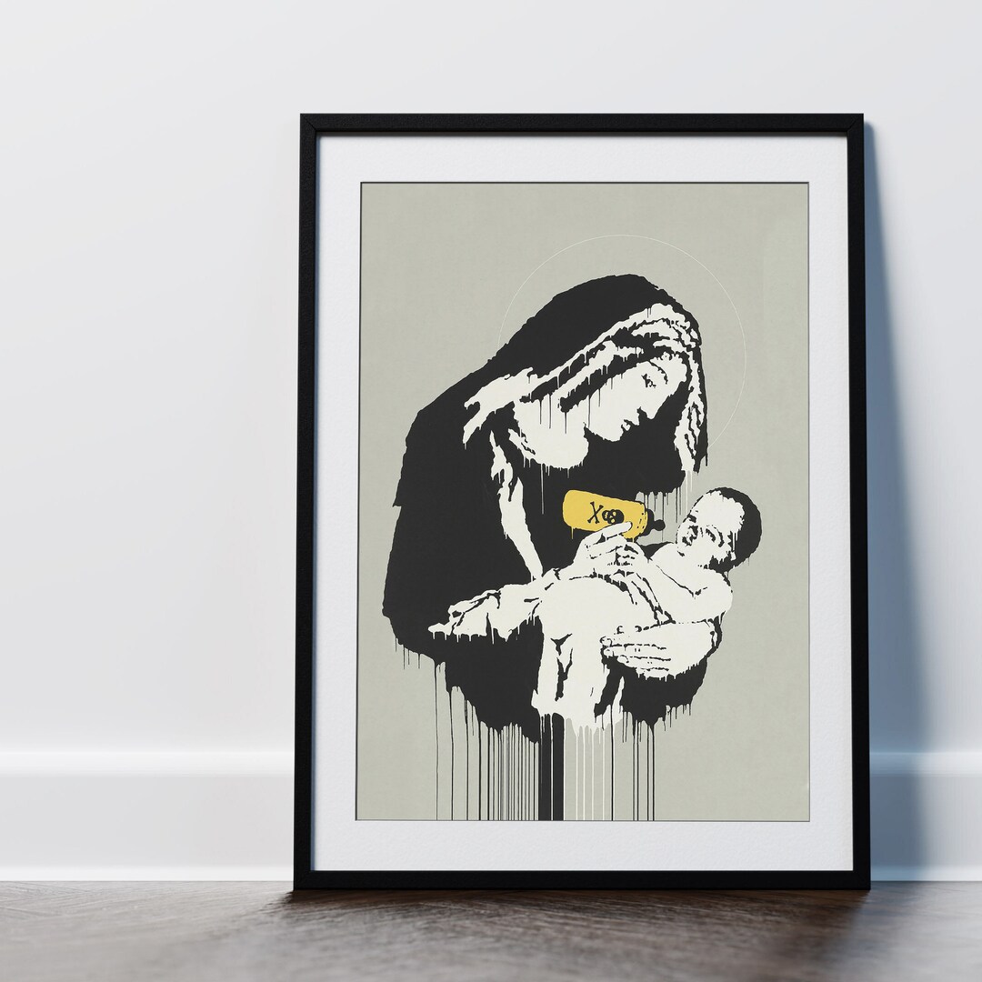 Banksy Toxic Mary Wall Art Print, Printable Digital File, Instant ...