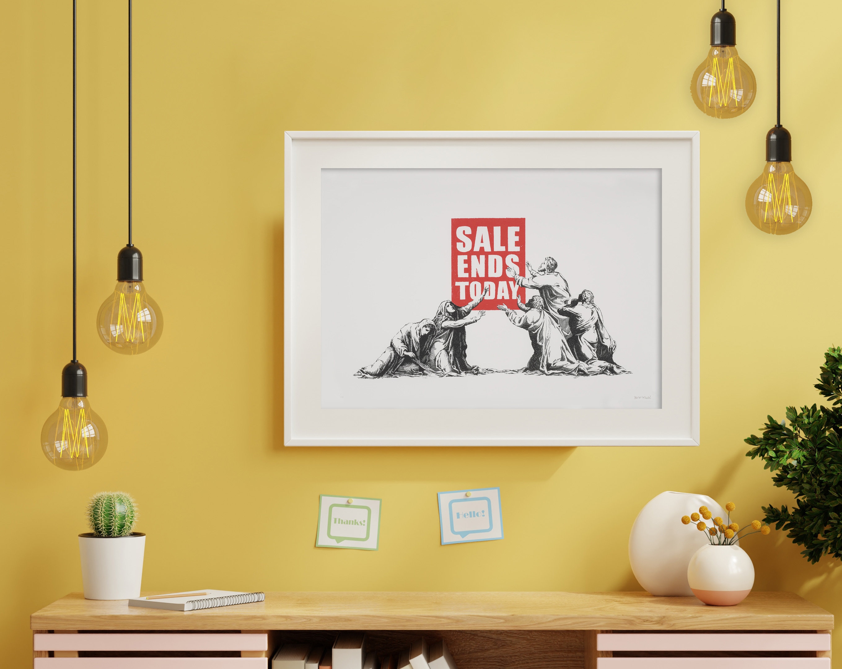 Banksy Sale Ends Today Art Print. Printable Digital File - Etsy