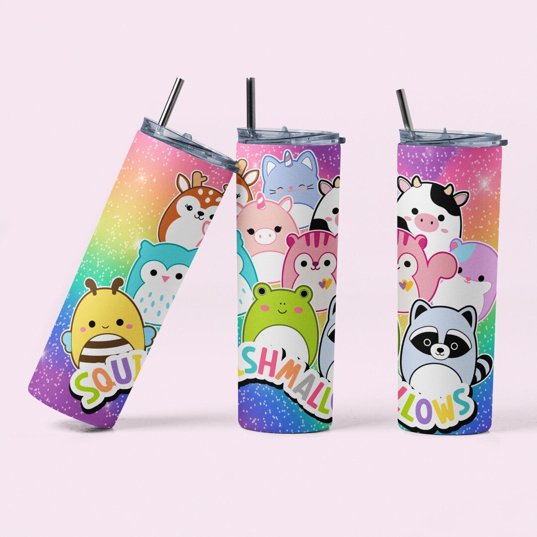 Squishmallow Inspired Tumblers With Personalized Options, 20 Oz Skinny ...