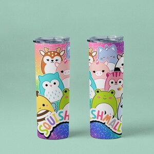 Squishmallow Inspired Tumblers With Personalized Options, 20 Oz Skinny ...