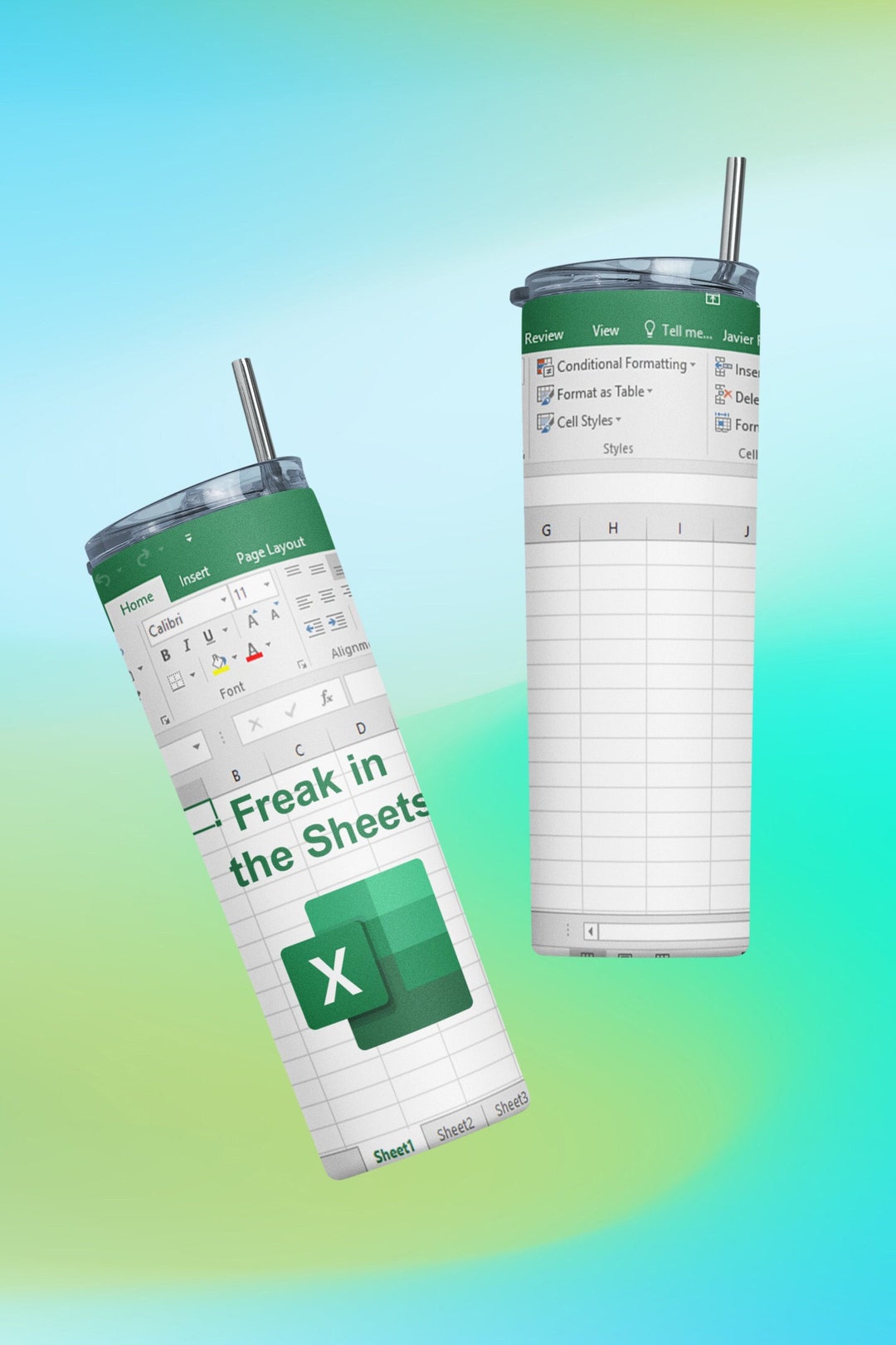 Freak in the Sheets Tumbler Excel Tumbler Accountant Gifts Accountant ...