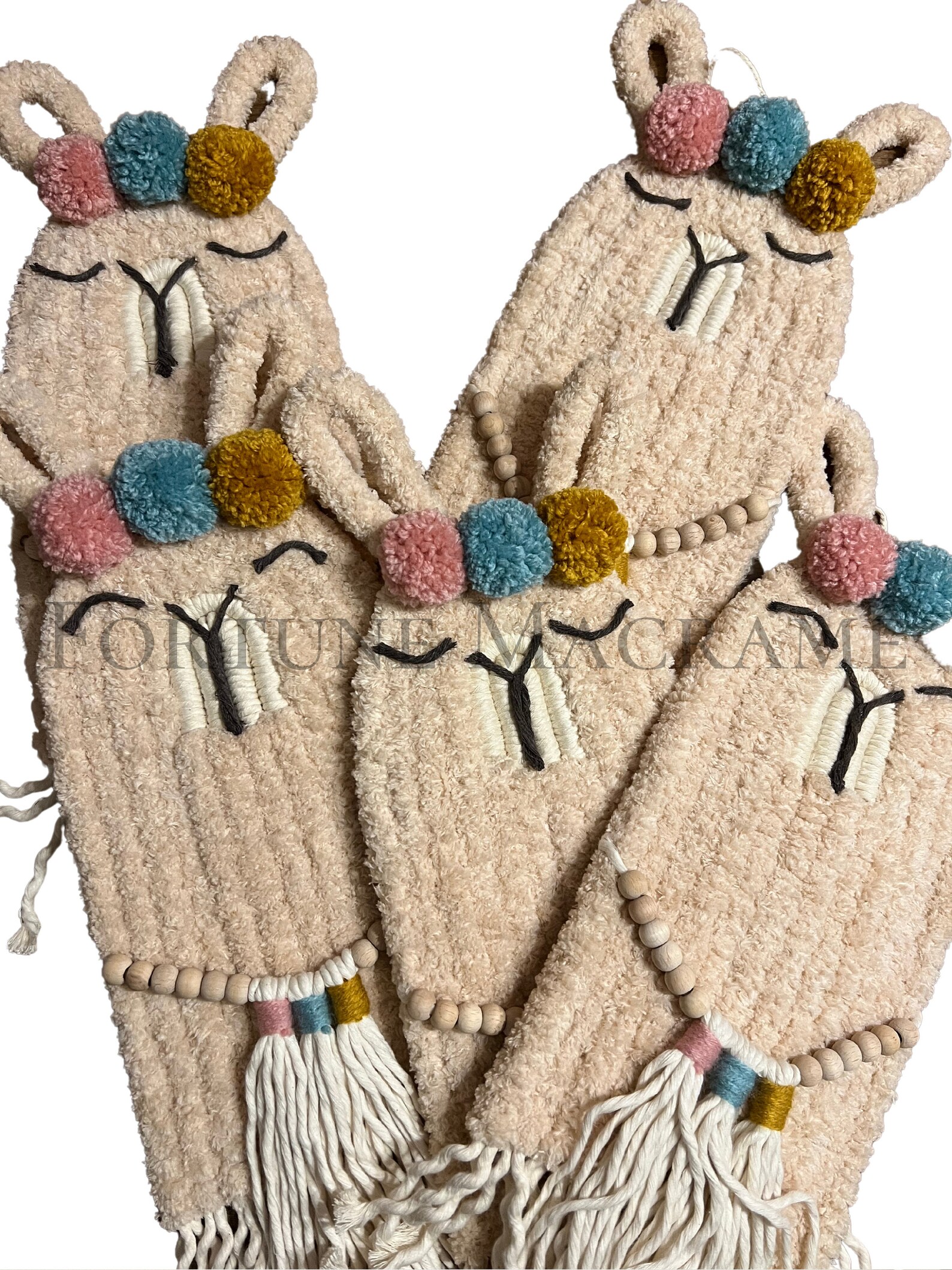 Macrame Llama Wall Hanging Kids and Nursery Room Decoration, Macrame ...