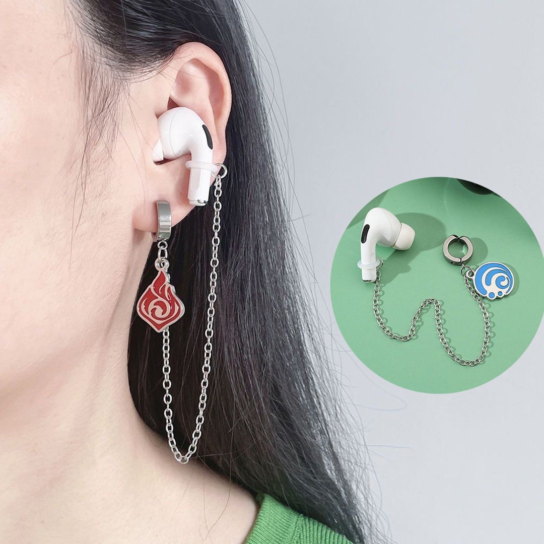 Genshin Airpods Bajoran Earrings Genshin Impact Elements Earrings ...
