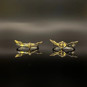 Genshin Couple Ring 925 Sliver Genshin Impact Rings Adjustable - Etsy