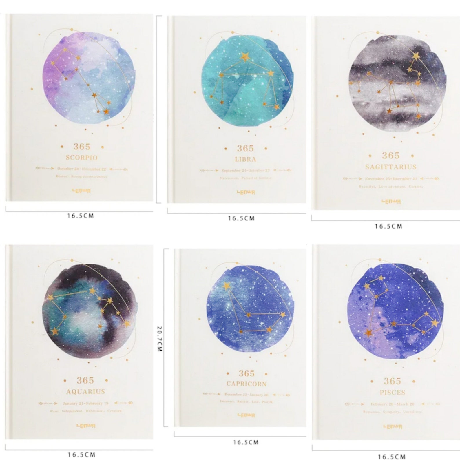 The Constellation Journal 365 Days Journal Aesthetic - Etsy