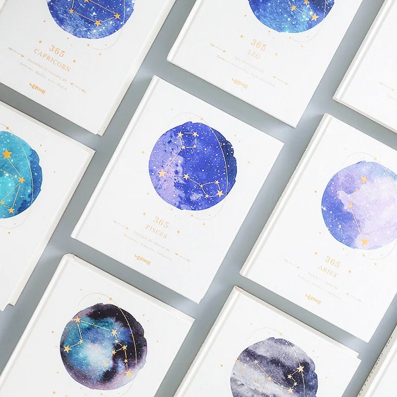 The Constellation Journal 365 Days Journal Aesthetic - Etsy