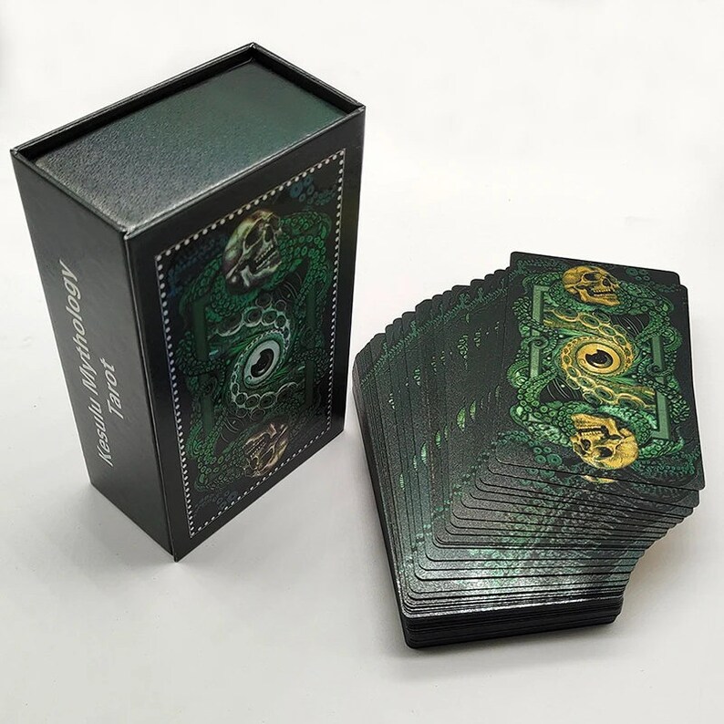 Cthulhu Mythology Dark Arts Tarot Deck Amazing Glowing Tarot Cards With ...