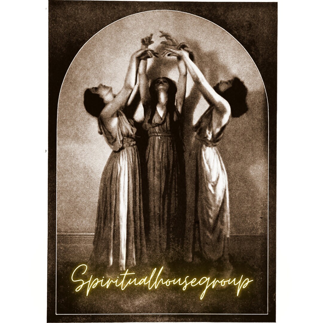Witches Coven Pagan Three Witches Print Vintage - Etsy