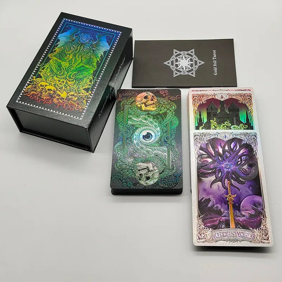 Cthulhu Mythology Dark Arts Tarot Deck Amazing Glowing Tarot Cards With ...