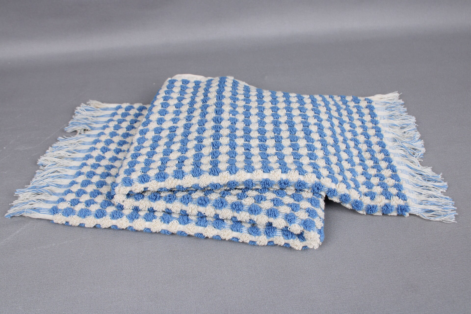 Small Towel, Turkish Tea Towels, Blue Towel, Pom Pom Dishcloth, 20x40 ...