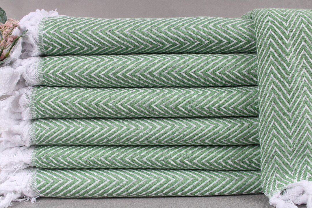 Couch Throw, Handwoven Blanket, Apple Green Blanket, Chevron Throw ...