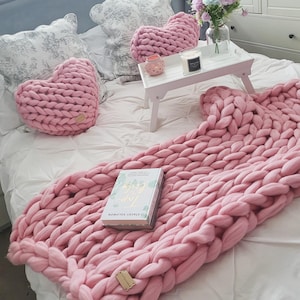 Chunky Knit Bed Runner - Etsy UK