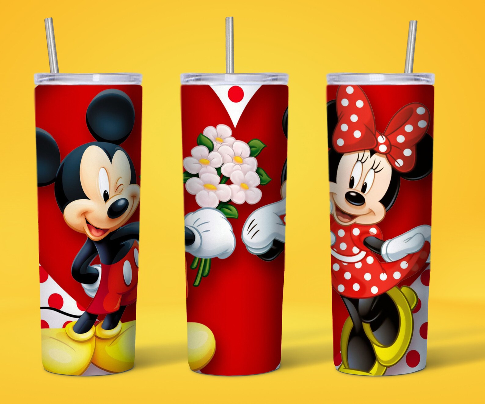 Cartoon 20 Oz Skinny Tumbler Sublimation Designs Wrap Tumbler - Etsy