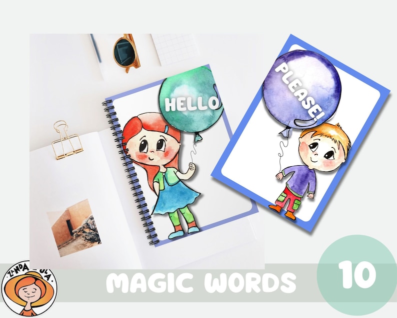 Macic Words Posters for Kids. Classroom Poster Signs. Decor. Visual ...