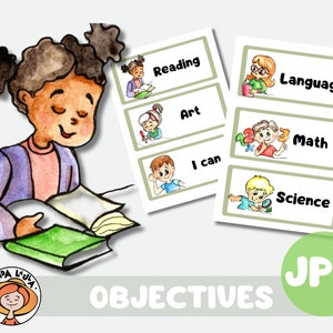 Learning Objectives Display for Kids. Bulletin Board for Learning ...