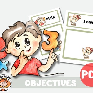 Learning Objectives Display for Kids. Bulletin Board for Learning ...