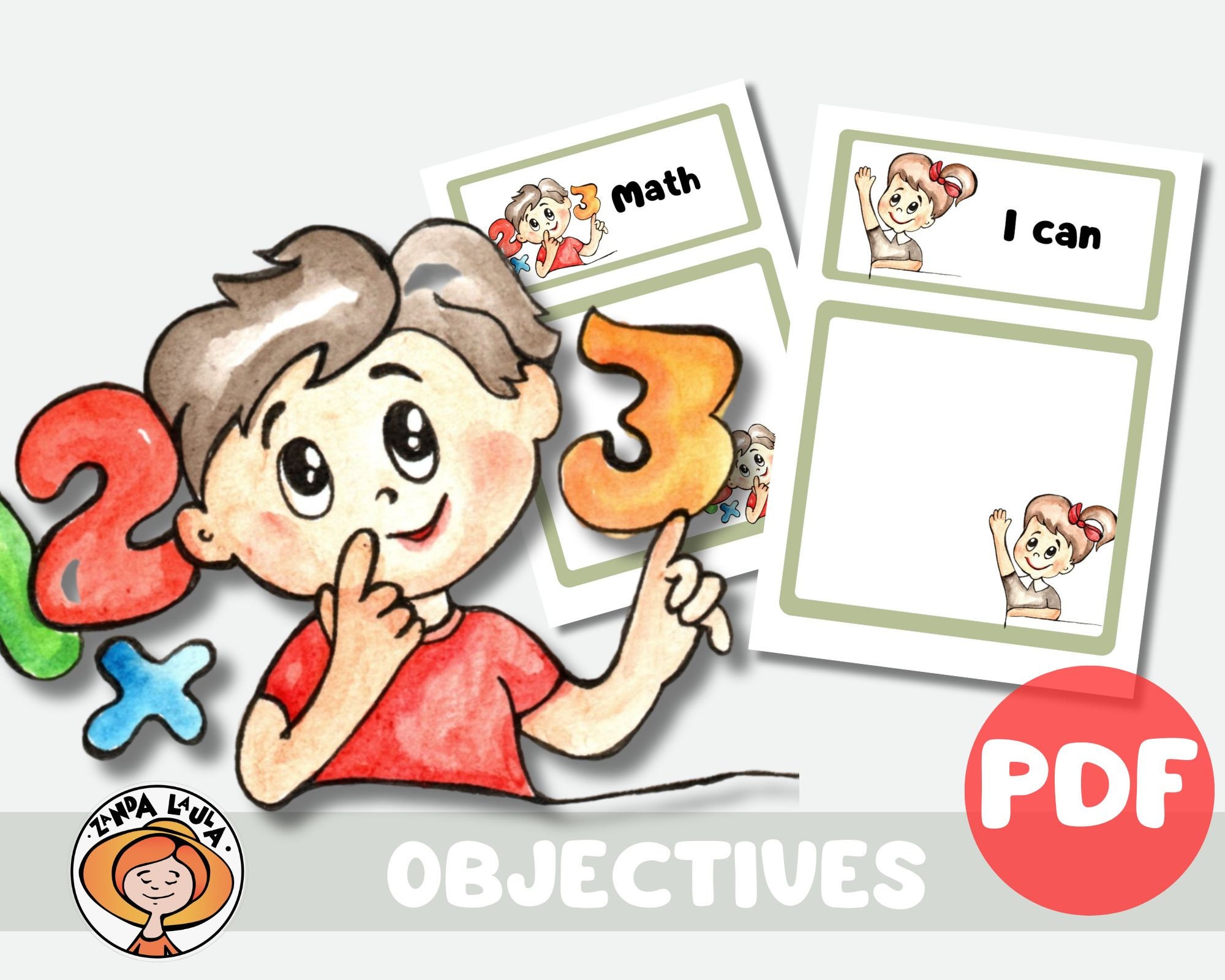 Learning Objectives Display for Kids. Bulletin Board for Learning ...