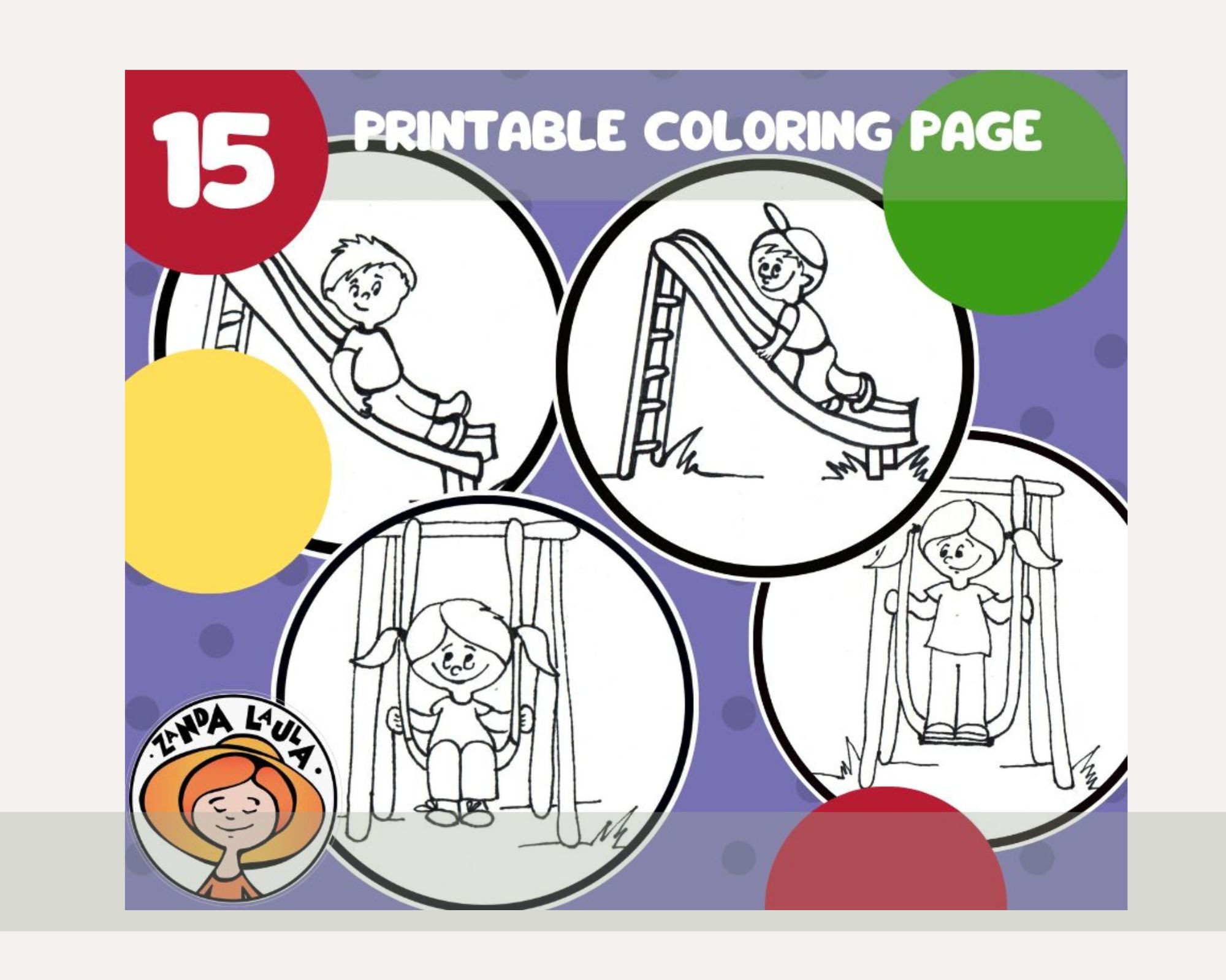 15 Coloring Page for Kids. Good and Bad Choices. Positive and Negative ...