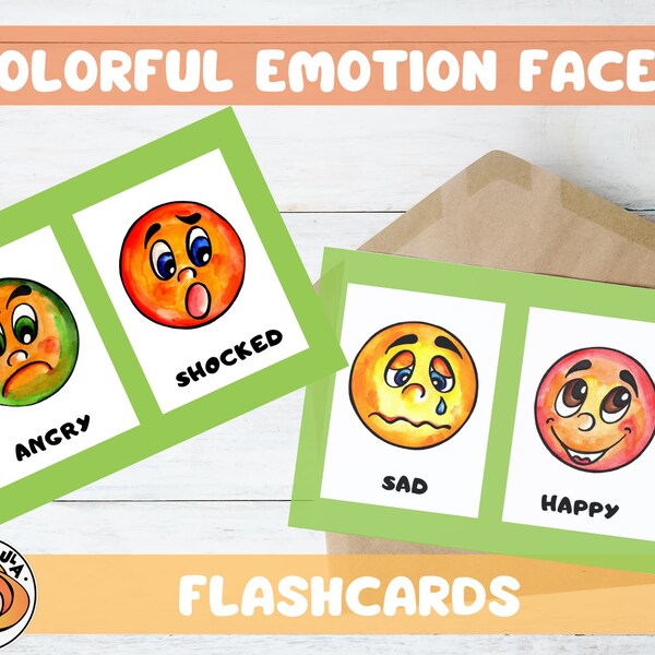 Emotions Faces - Etsy