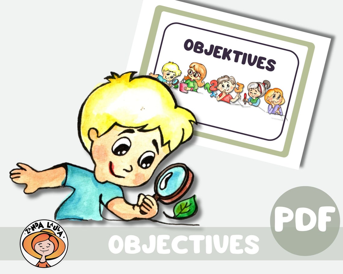 Learning Objectives Display for Kids. Bulletin Board for Learning ...