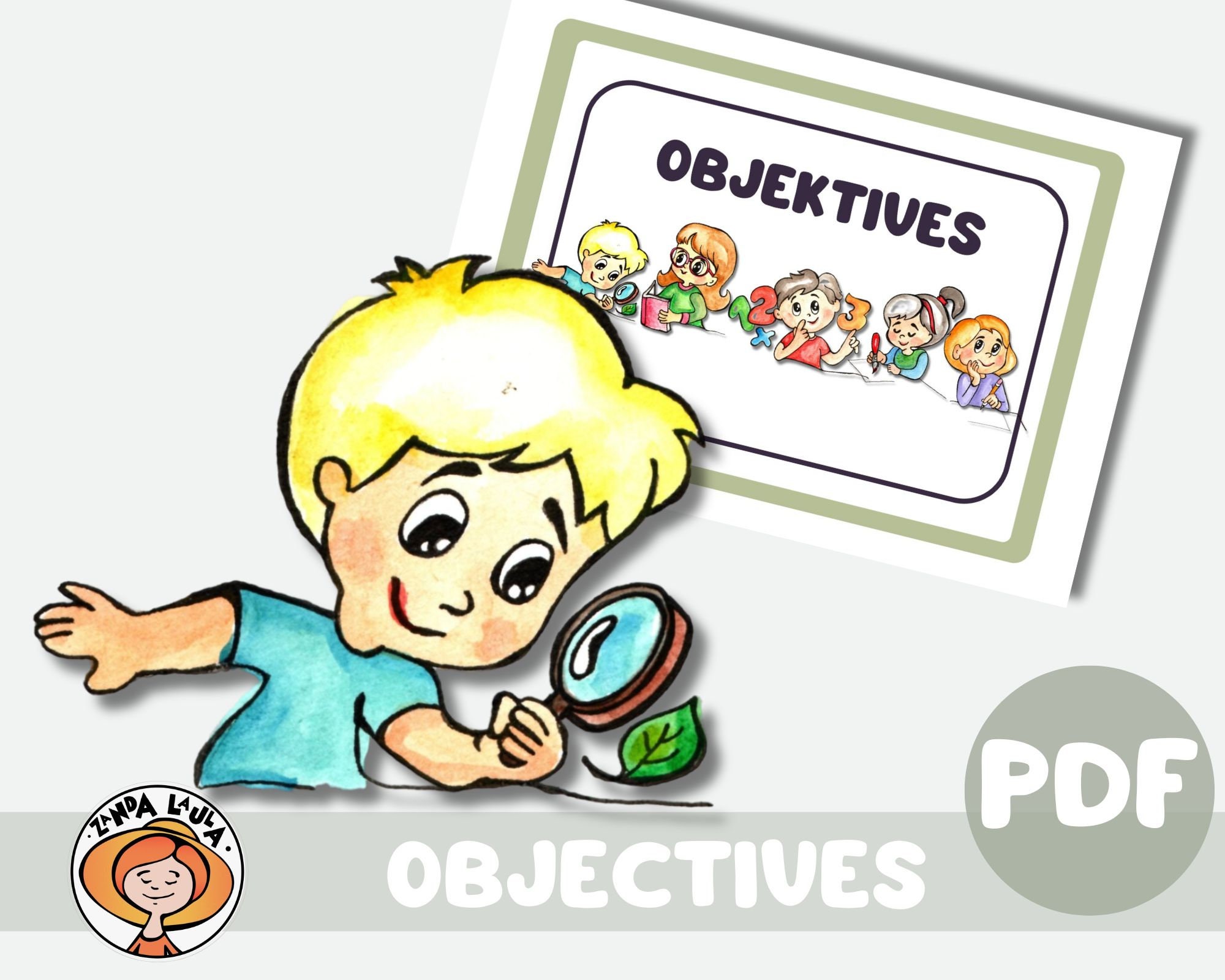 Learning Objectives Display for Kids. Bulletin Board for Learning ...